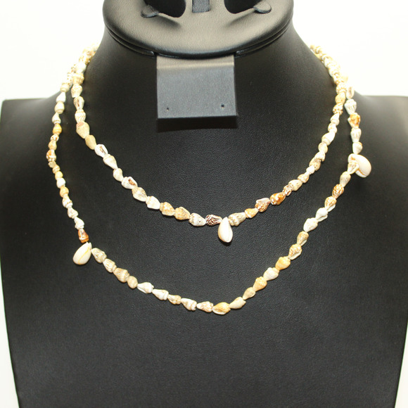 Unbranded | Jewelry | Natural Cowrie Shell Choker Necklace Tieup Surfer ...